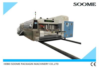 China Lead Edge Feeding Flexo Printer Slotter Die Cutter Machine 2500mm for sale