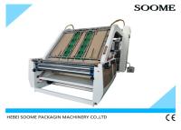 China Automatic Corrugated Paper Box Flute Laminating Machine SM-1300A 1300mm Max Laminating Size for sale