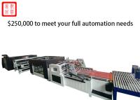 China 4m 4 Color Flexo Printing Machine For Corrugated Carton for sale