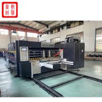 China Electric 1.8m Width Flexo Printer Slotter Die Cutter Corrugated Box Packaging Line 250pcs/min for sale