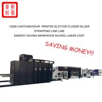 China Computer Controlled Cardboard Flexo Printer Slotter Line 2500x1200mm 160pcs/min for sale