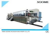 China Automatic Corrugated Carton Box Creasing Machine PLC 1060x750mm 6500 Sheets/h for sale