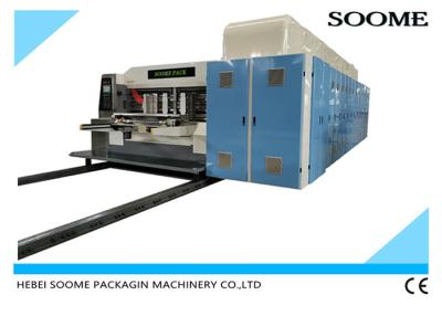 China Suction Transfer Corrugated Flexo Printer Slotter Die Cutter 250 pcs/min 1800mm for sale