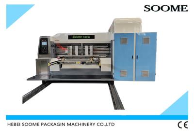China Four Color Printer Slotter Corrugated Cardboard Cutting Machine 2500x1600mm 160pcs/min for sale