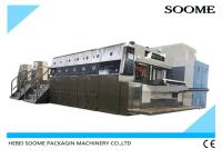 China Corrugated Cardboard Flexo Printing Machine 200pcs/min for Egg Meat Milk Box Making for sale