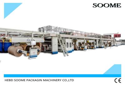 China CE 2ply 3ply Corrugated Cardboard Production Line 2200mm 250m/min for sale