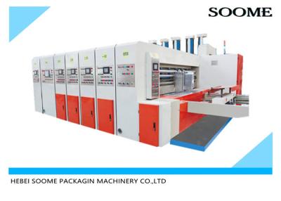 China Semi Auto Flexo Printer Slotter Rotary Die Cutter 1.5mm 60pcs/min for sale