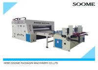 China Paperboard 60pcs/Min 2 Colour Flexo Printing Machine With Slotter for sale