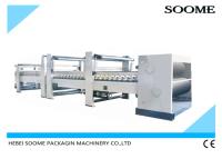 China Double Facer Hot Plate Corrugated Cardboard Production Line 1600mm 150m/min for sale