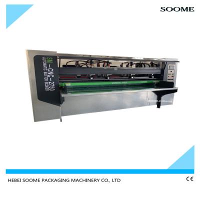 China 6kw CNC Corrugated Slitter Scorer 180m/min Speed 2750mm Width Servo Motor for sale