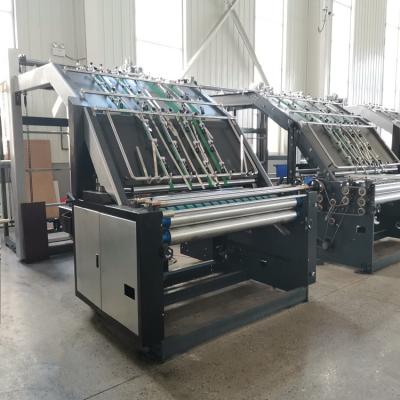 China Manual Feeder Single Corrugated Sheet Board Automatic Gluing Machine 1300A-II 1450A-II for sale