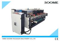 China Semi Automatic Two Piece 8kw Corrugated Folder Gluer Machine 50m/min for sale