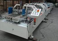 China 700gsm Corrugated Cardboard Folding Gluing Machine Full Auto Bottom Lock for sale