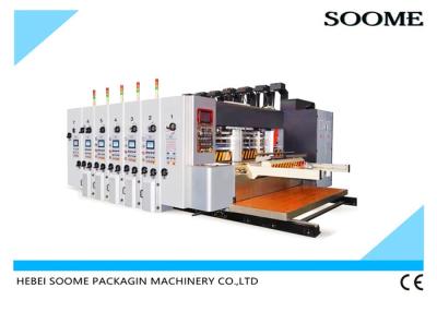 China Corrugated Printing Rotary Die Cutting Machine 2800mm 4 Color Carton Box Making for sale