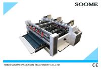 China Double Piece Semi Automatic Carton Folder Gluer For Corrugated Box for sale