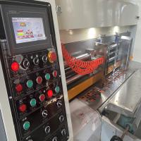 China 1 Color 180pcs/Min Automatic Flexo Printer Slotter Die Cutter 2100mm for Small Carton Box for sale