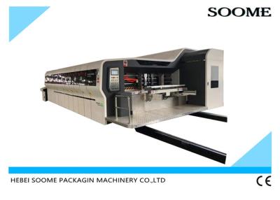 China Automatic Flexo Corrugated Box Printing Slotting Die Cutting Machine 1200x2400mm for sale