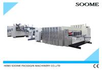 China PLC Touch Screen Corrugated Carton Printing Machine 2600mm Industry Linkage Line for sale
