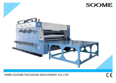 China Chain Feeding 920mm 3 Color Flexo Ink Corrugated Carton Printing Machine 300pcs/min for sale