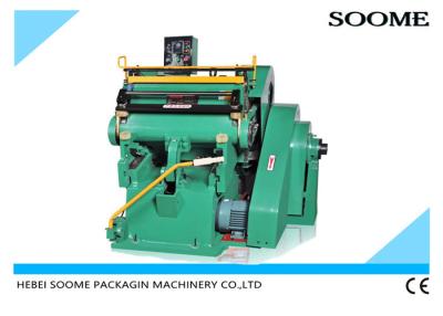 China 750 Size Manual Die Cutting Creasing Machine for Corrugated Cardboard 4.0kW 3000kg for sale