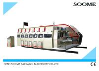 China Vacuum Transfer 4 Color Printing Slotter Die Cutting Machine 1200x2400mm with Stacker for sale