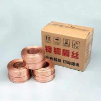 China Copper Galvanized Flat Stitching Wire 17# 0.8mm x 2.05mm for Corrugated Box for sale