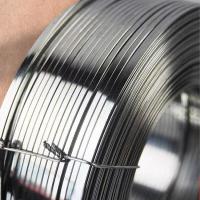 China Copper Galvanized Flat Stitching Wire 17# 0.8mm x 2.05mm for Corrugated Box for sale