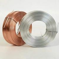 China Copper Galvanized Flat Stitching Wire 17# 0.8mm x 2.05mm for Corrugated Box for sale