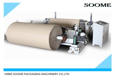 China 2500mm Kraft Paper Slitting Machine Corrugated Reel Rewinder 300m/min for sale