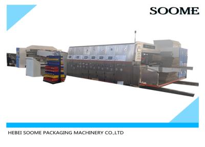 China 260pcs/Min Automatic Printer Slotter Die Cutter Machine 1200x2400mm for Carton Box Packing Line for sale