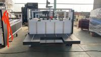 China Semi Automatic Corrugated Box Folder Gluer 2800mm for Carton Production for sale