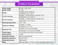 China DC 24V 22V-26V Power Supply High Precision Temperature and Humidity Sensor Transmitter for sale