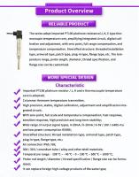 China Customized UNIVO UBW400Y High Precision Range Probe for Temperature Sensors Transmitter for sale