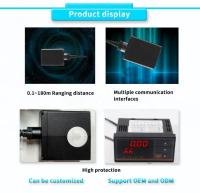 China Digital Display Mini RS485 RS232 Lidar Distance Sensor -25-60C 0.1-100m 5V-24V 44x43x32mm for sale