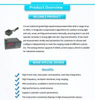 China Digital Display Mini RS485 RS232 Lidar Distance Sensor -25-60C 0.1-100m 5V-24V 44x43x32mm for sale