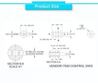 China 304/316 Mode UNIVO UM-375-025Y LVDT for Precise Positioning 0.63mm Range 0.375 Inch Diameter for sale