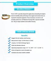 China Industrial Grade UNIVO UBMD-375-100Y AC Range 2.5mm Miniature Motion Position Sensor LVDT for sale