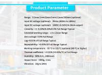 China High Precision 24VDC 3Vrms Power LVDT Sensor for Micro Displacement Control System for sale