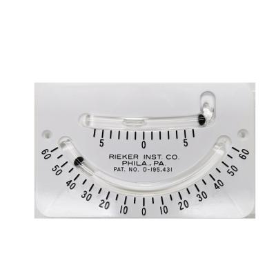 China Rieker 2056Y Inclinometer 100% Polycarbonate Case and Glass Tube for Precise Readings for sale