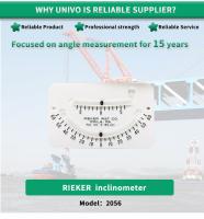China Rieker 2056Y Inclinometer 100% Polycarbonate Case and Glass Tube for Precise Readings for sale