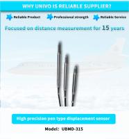 China High Precision UNIVO 24VDC 3Vrms Power Linear Displacement Sensor LVDT for Industrial for sale