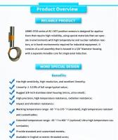 China LVDT Linear Displacement Sensor for Automation Material Testing Motion Position Sensor for sale