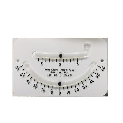 China Industrial Grade Inclinometer 2056Y Rieker Glass Tube for Precision Angle Measurement for sale