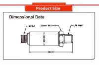 China UNIVO Tank Water Level Sensor for Harsh Environments -40-120C 4-20mA/0-10V/0.5-4.5V for sale