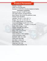 China Pressure Transducers for High-Pressure Applications 0.5-4.5V Output 1-2Bar Measurement for sale
