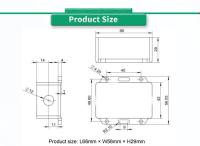 China ODM Supported UNIVO 4-20mA RS232 CAN Dual Axis Inclinometer for Angle Measurement for sale