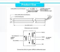 China LVDT Linear Displacement Sensor Range ±7.62 AISI 400 Series Stainless Steel for UNIVO for sale