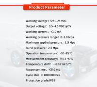 China UBST-EY Hirschmann Din34650 24V 5VDC Liquid Level Transmitter for Water and Oil Tank for sale