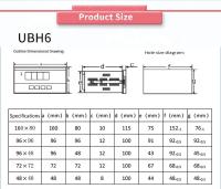 China Black UNIVO UBH6Y High-Precision Universal Display with Flexible Input Signal Setting for sale