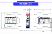 China Industrial Grade LVDT Signal Conditioner for UNIVO LVC4000 and RVDT ODM Customization for sale